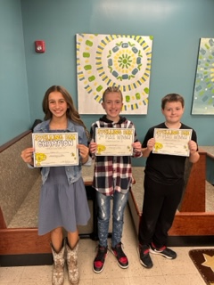 6th Grade County Spelling Bee Winners | Grant County Schools